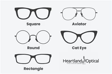 Best Glasses For Your Face Shape Heartland Optical