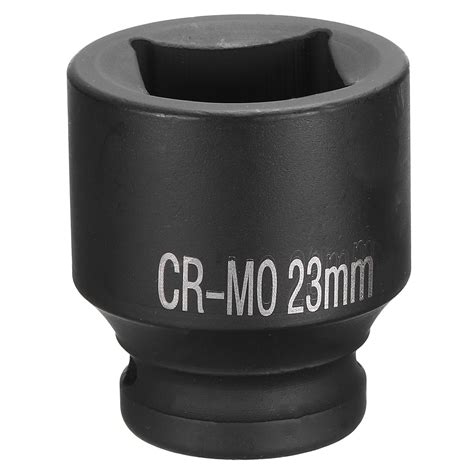 4 Point Square Socket 12 Drive 23mm Metric Cr Mo Square Impact Wheel