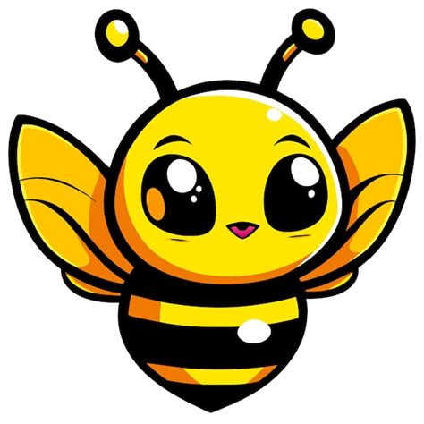 Premium Vector Bee And Daisy Illustration