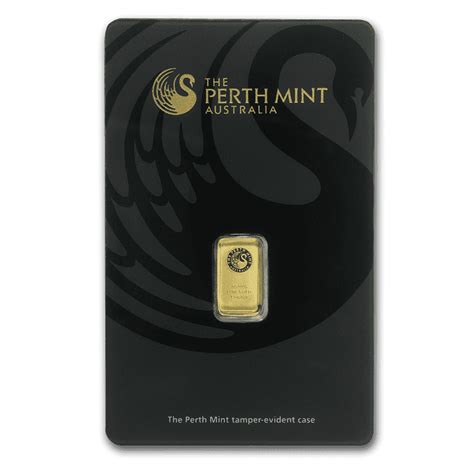 1g Perth Mint Gold Minted Bar Maximise Every Ounce Bullionmark