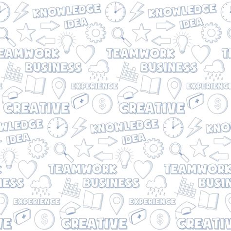 Premium Vector Hand Drawn Element Pattern Background