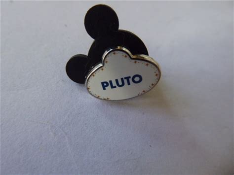 Disney Trading Pin 149261 Dlr Pluto Name Badge Tiny Kingdom