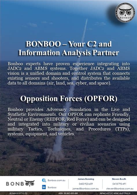 Bonboo Capability Statement Single Page And Booklet Format For Download