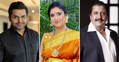 When Karthi And His Father Sivakumar Was Insulted By Kasthuri Over A