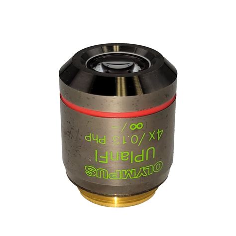 Olympus Microscope Objective Uplanfl 4x Php Phase Contrast Labech