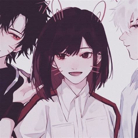 Pin On Anime Trio Pfp 2 Boys 1 Girl