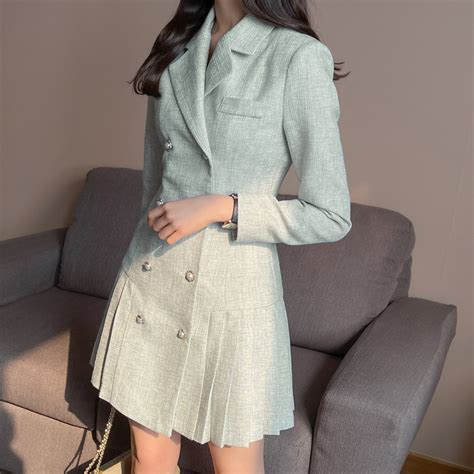 아뜨랑스 🚚부분당일발송 주문폭주 단독진행 실물고퀄 카라 트위드 미니 원피스 연말룩 겨울하객룩 트위드카라 데이트룩데일리룩나들이룩마실룩가을원피스하객룩