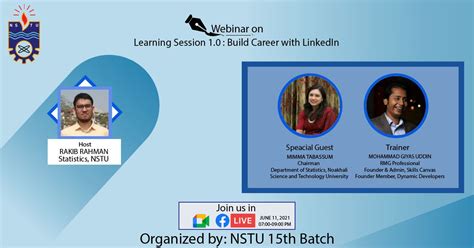 Rakib Rahman On Linkedin Training Event Workshop Hosting Linkedintrainer Nstu