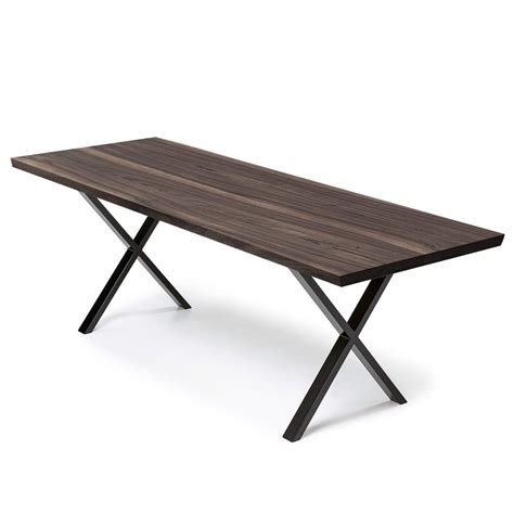 Eva Extendable Dining Table In Charcoal Walnut Solid Wood S10home