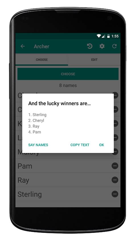 Android 용 Random Name Picker Raffles Decisions Groups Apk 다운로드