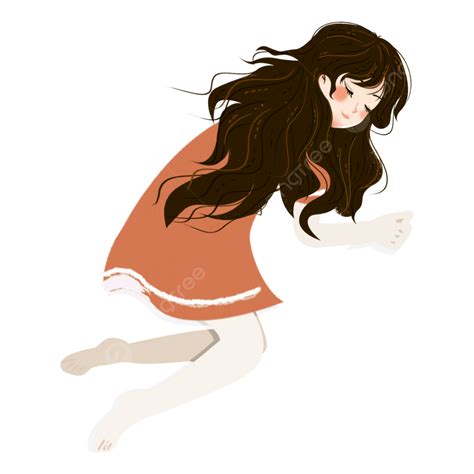 만화 손으로 그린 패션 소녀 귀여운 아름다움 Png 요소 Png 일러스트 및 Psd 이미지 무료 다운로드 Pngtree