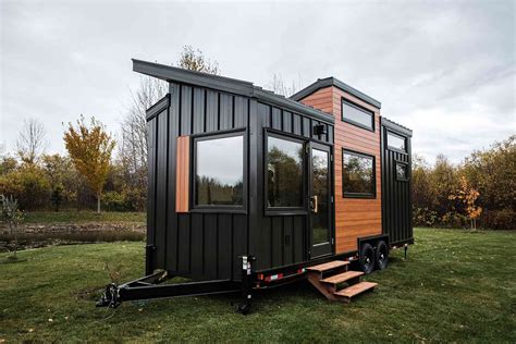 Couples Elegant Tiny House Integrates Some Ingenious Space Saving Ideas