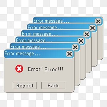 Web Error PNG Transparent Images Free Download Vector Files Pngtree
