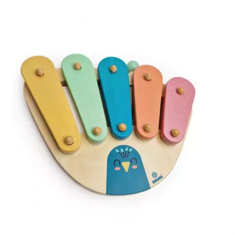 Xilofon Colorat Din Lemn Paun Svoora Brb Sv 14053 Cel Ro