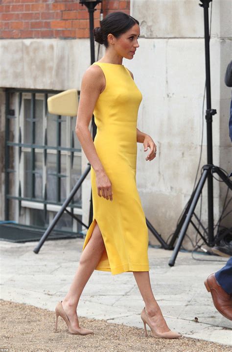 Duchess Meghan Of Sussex July 2018~ Love Her In Sunny Yellow Meghan