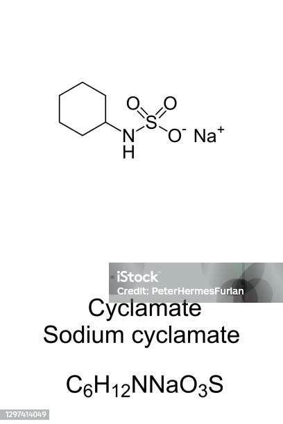 Cyclamate Sodium Cyclamate Chemical Formula And Skeletal Structure