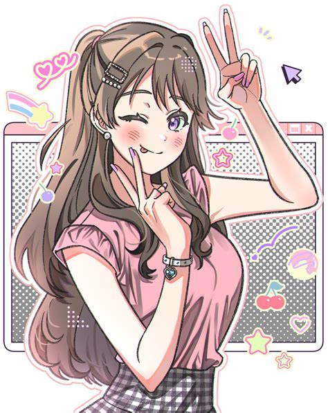 Idgukgu Fujishima Megumi Link Like Love Live Love Live Commentary Highres 1girl P