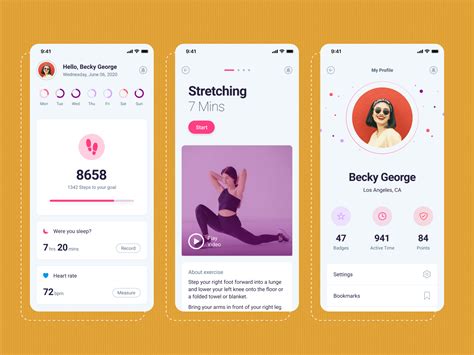 Fitness Gym Mobile App Ui On Behance