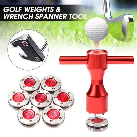 2pcs For Titleist Scotty Cameron Putters Red Golf Weights Wrench Spanner Tool 10g 15g 20g 25g