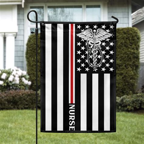 Flagwix American Flag Nurse Flag Thin Red Line Nurse Grommet Flag