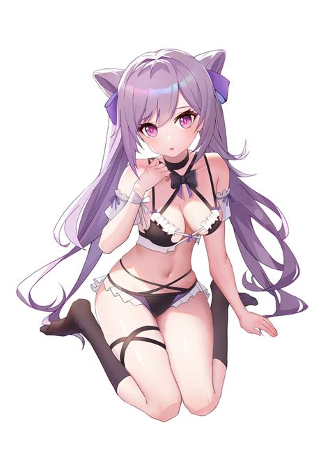 Keqing Genshin Impact Drawn By Bitianlidexing Danbooru