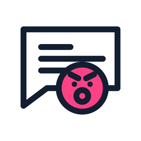 Hate Speech Generic Color Lineal Color Icon