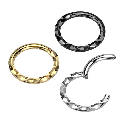 Septum Piercing Clicker Ring Aus Chirurgenstahl Piercing