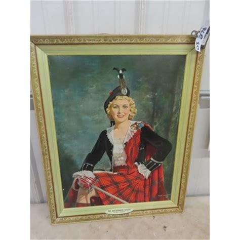 The Macdonald Lassie Cardboard Cigarette Sign 225 X 28