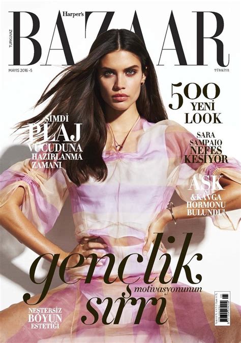Sara Sampaio Poses In Sleek Styles For Bazaar Turkey Fashion Gone Rogue