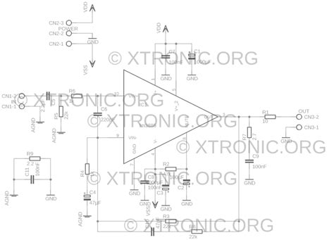 Lm3886 Amplifier Board Gainclone Lm3886tf Pcb Xtronic