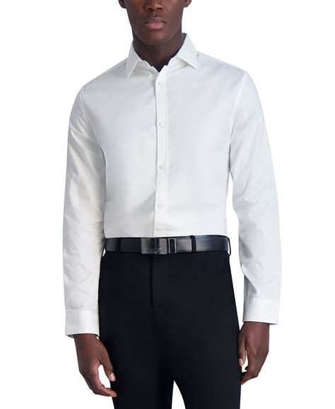 Karl Lagerfeld Paris Mens Slim Fit Jacquard Woven Shirt Macys