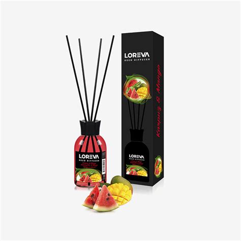 Loreva Liquid Diffuser With Watermelon And Mango Flavor 110 Ml Evisu Trading Llc