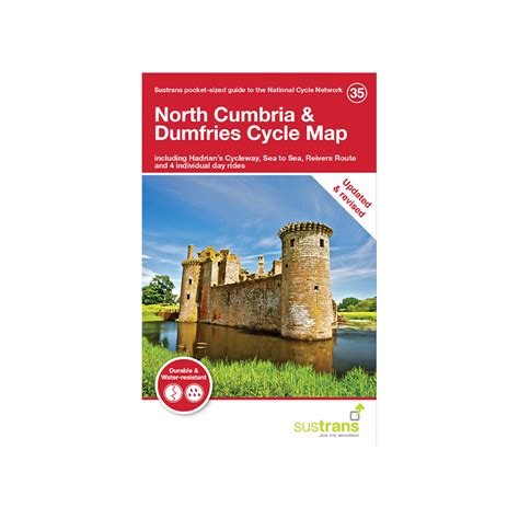 North Cumbria And Dumfries Cycle Map 35 Walk Wheel Cycle Trust Shop