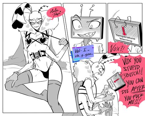 Rule 34 Comic English Text Gooblyo Hazbin Hotel Heart Shaped Nipple