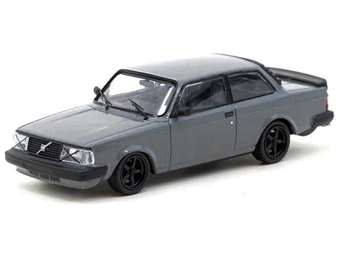 Volvo 242 Custom Gray Road64 Series 164 Diecast Model Car By Tarmac
