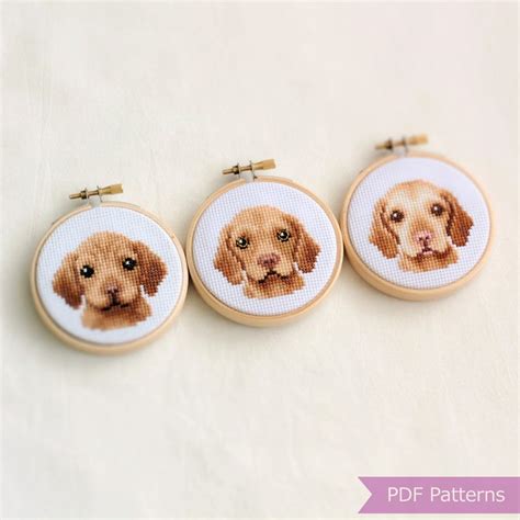Vizsla Cross Stitch Pattern Pdf Bundle Young Adult Old Etsy
