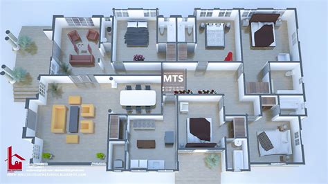 Nigerian Five Bedroom Bungalow Floor Plan 12 Five Bedroom Bungalow