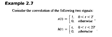 Solved Consider The Convolution Of The Following Two Chegg