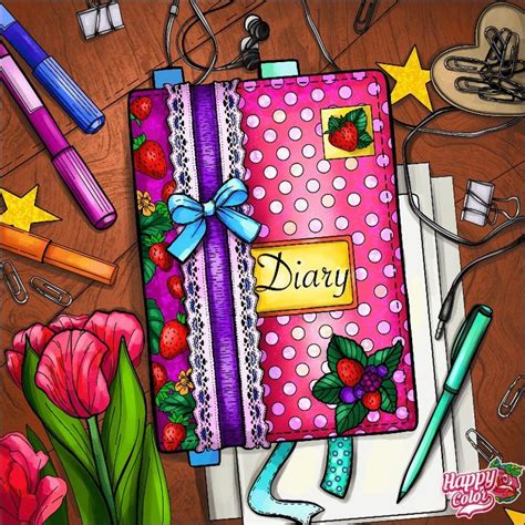 Colorful Dairy Notebook