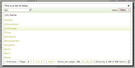 Code On Time Data Lookup Picklists Code On Time Data Lookup Picklists