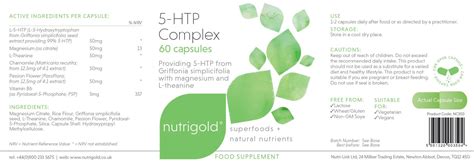 5 Htp Complex 60s The Natural Dispensary