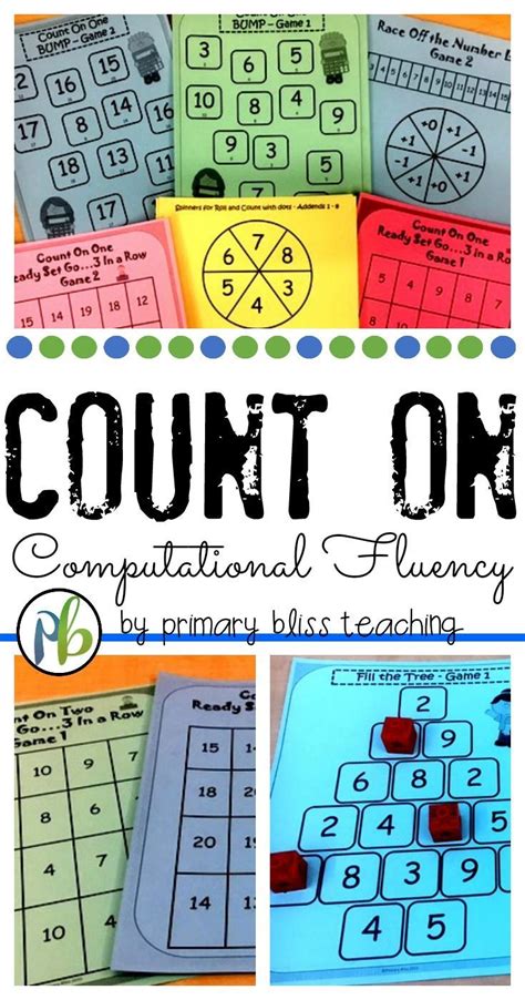 count on computational fluency unit elementary math lessons math