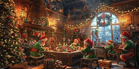Santa Claus Room Background Images Hd Pictures And Wallpaper For Free