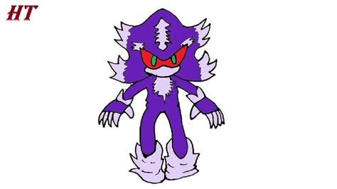 How To Draw Mephiles The Dark From Sonic