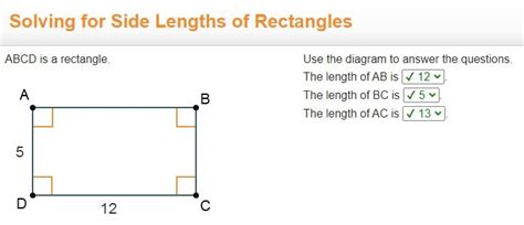 Abcd Is A Rectangle Rectangle A B C D Is Shown All Angles Are Right Angles The Length Of A D