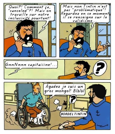 Tintin Working On His Inclusiveness Gets Cancelled Rdanktintinmemes