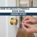 How To Unlock A Pinhole Door Knob Proven Secret