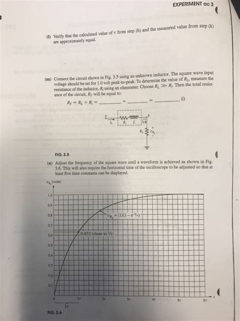 Solved EXPERIMENT AC LAB 3 Determination Of Capacitor And Chegg Com