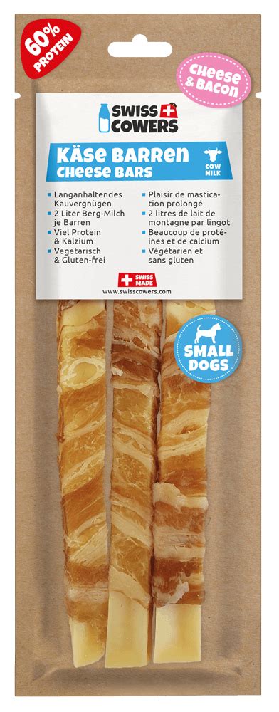 Swiss Cowers Cheese Bars Bacon Wepet