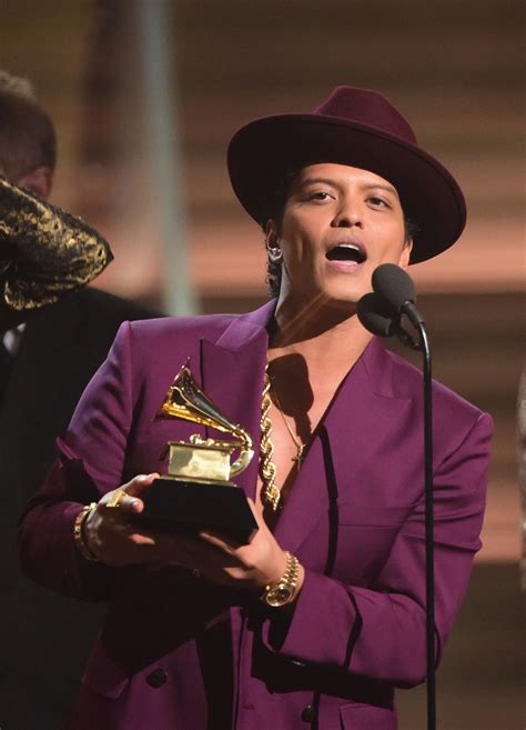 Celebritiesofcolor Bruno Mars Bruno Mars Awards Record Of The Year